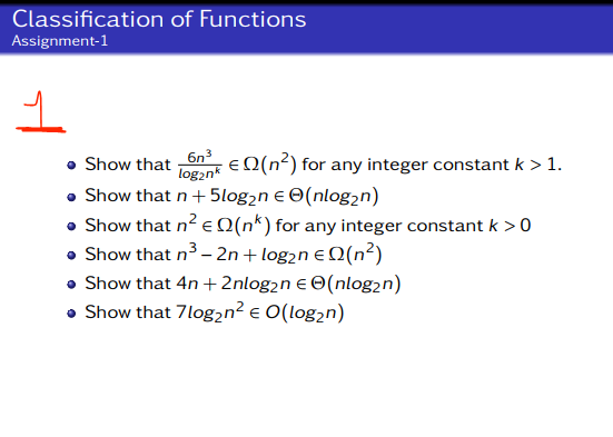 Solved Classification of Functions Assignment-1 1 • Show | Chegg.com