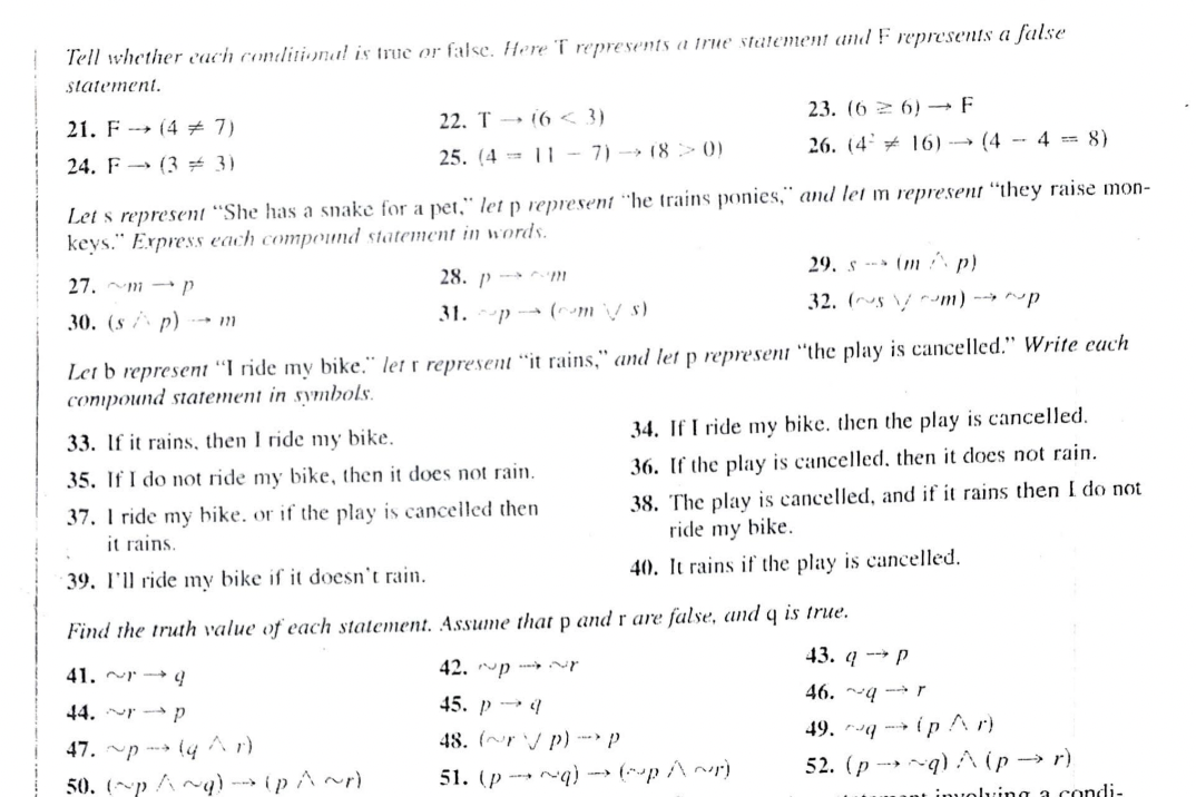 Solved Rewrite each statement using the if ... then | Chegg.com