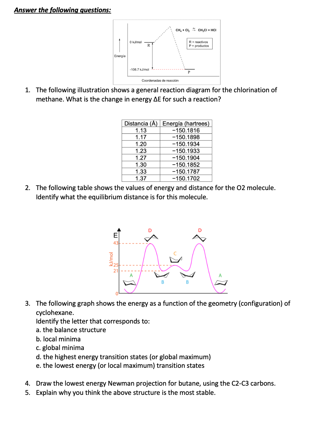 [Solved]: Answer the following questions: 1. The following