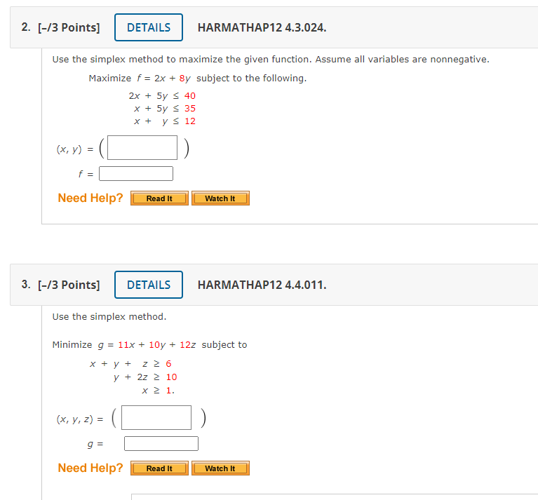 Solved 2. [-13 Points] DETAILS HARMATHAP12 4.3.024. Use the | Chegg.com
