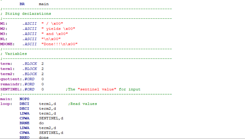 Solved Above is a program in PEP that reads pairs of | Chegg.com