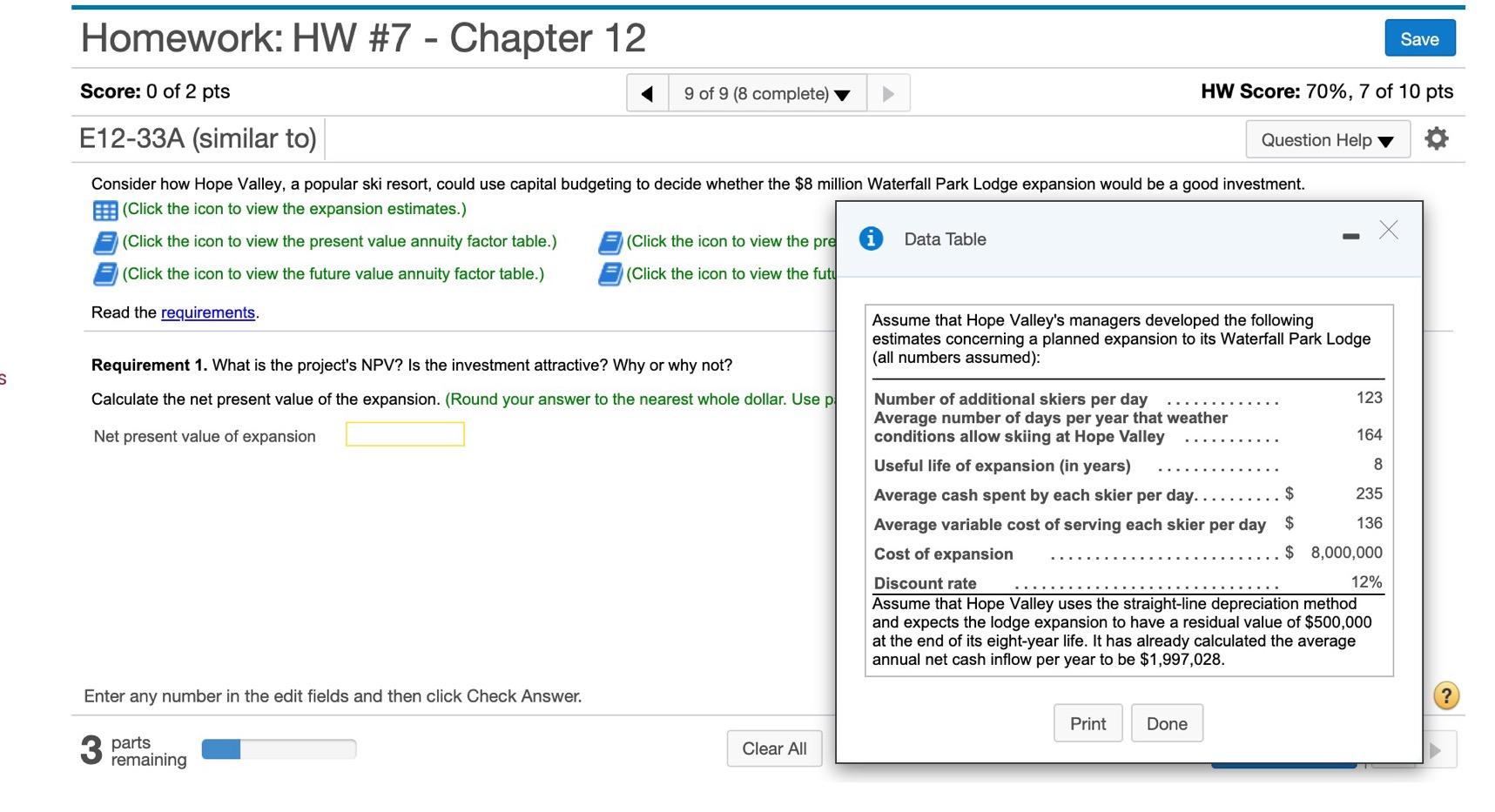 Solved Homework Hw 7 Chapter 12 Save Score 0 Of 2 Pts 9