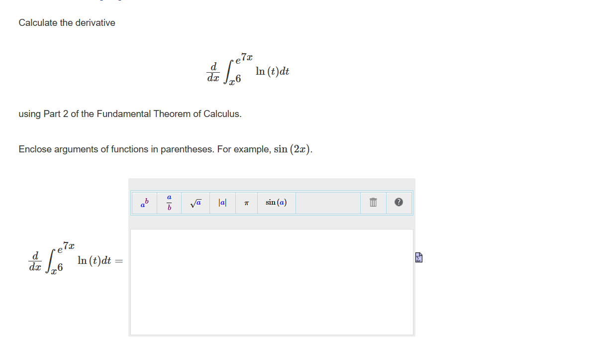 Solved Calculate the derivative \\[ \\frac{d}{d x} | Chegg.com