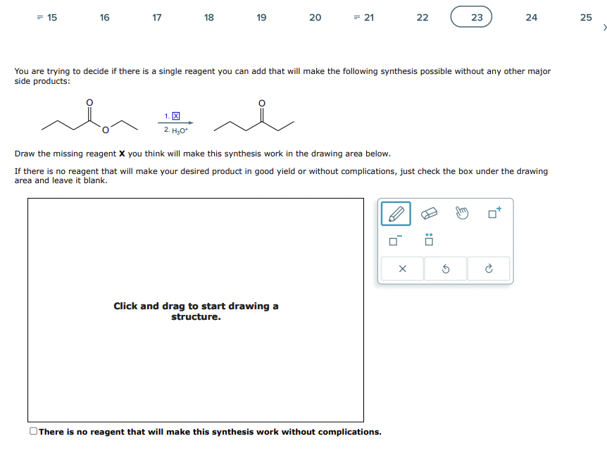 Solved You are trying to decide if there is a single reagent | Chegg.com
