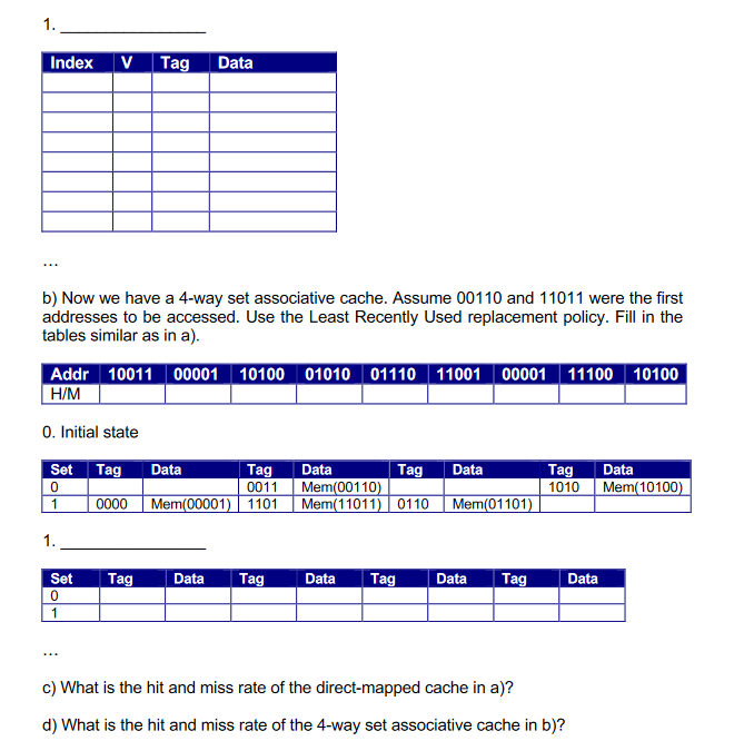 Solved a) A processor has a 32-byte memory and an 8-byte | Chegg.com