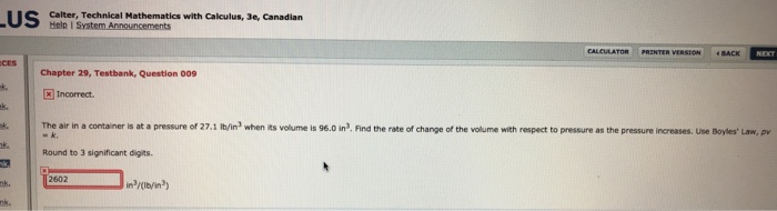 Solved Calter, Technical Mathematics with Calculus, 3e, | Chegg.com