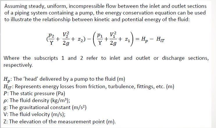 Solved Assuming steady, uniform, incompressible flow between | Chegg.com