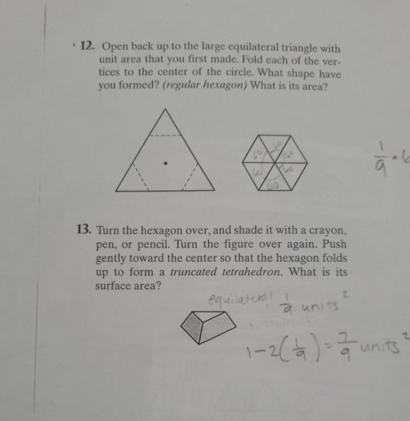 Solved HW In Class Name: Activity 0.1-2 Folding Polygons | Chegg.com