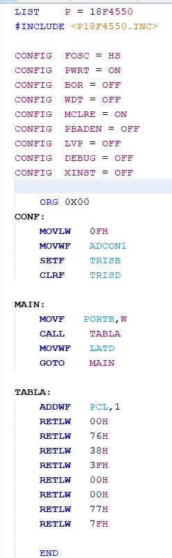 Solved Help with this base code for Picwith the objective of | Chegg.com
