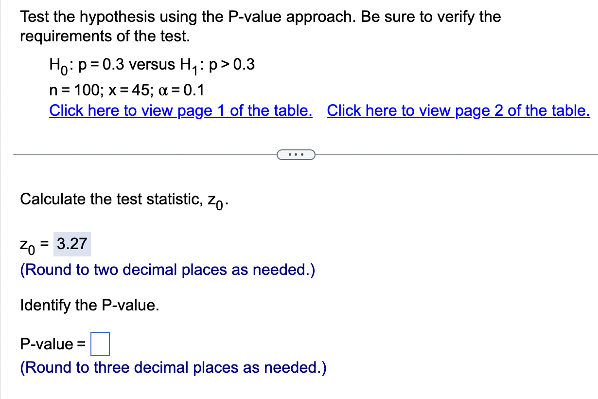 Solved Test the hypothesis using the P-value approach. Be | Chegg.com