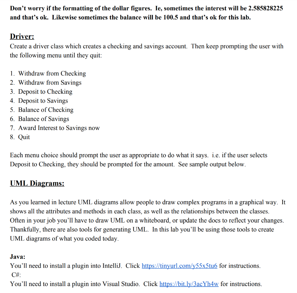 CSE1322L - Lab 4 Concept Summary: 1. Inheritance 2. | Chegg.com