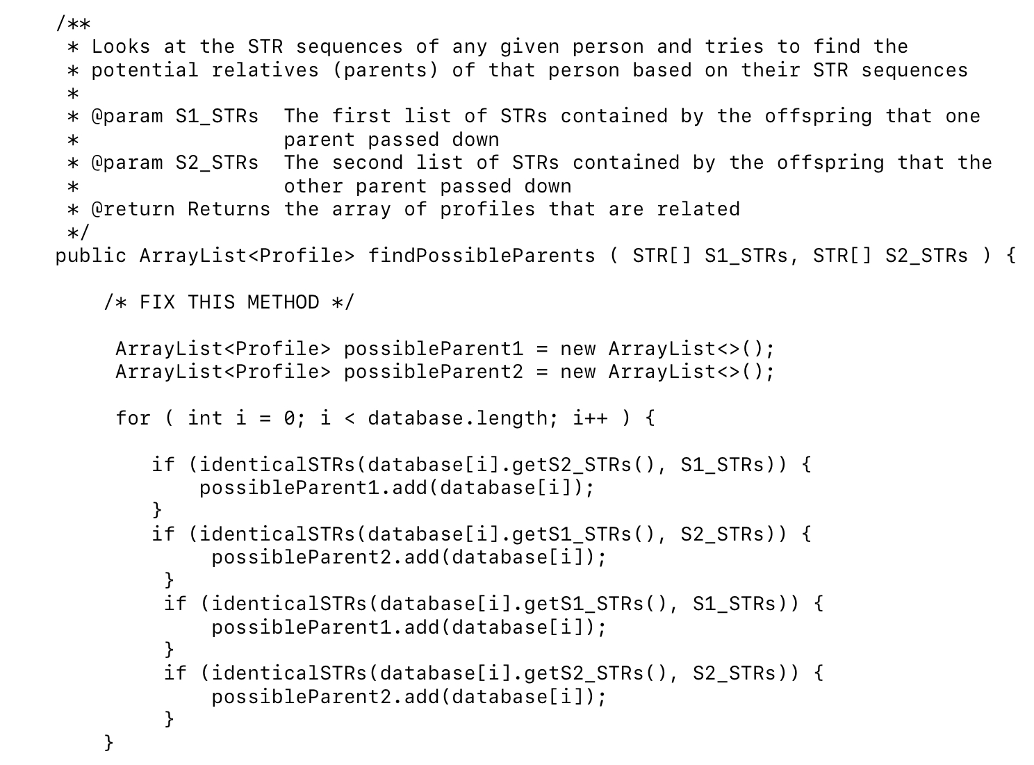 Solved 4. findSTRInSequence(String sequence, String STR) | Chegg.com Solved 4. findSTRInSequence(String sequence, String STR) | Chegg.com