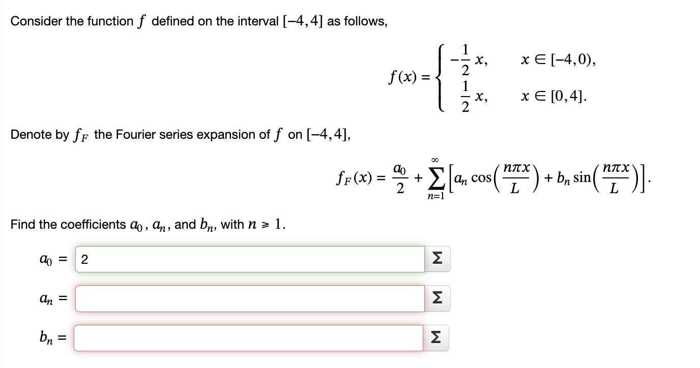Solved Consider the function f ﻿defined on the interval -4,4 | Chegg.com