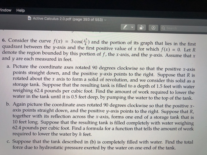 Solved indow Help a Active Calculus 2.0.pdf (page 393 of | Chegg.com
