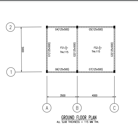 Solved (b) Figure Q1 shows the ground floor key plan single | Chegg.com