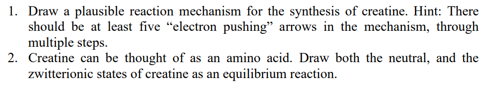 Solved 1. Draw a plausible reaction mechanism for the | Chegg.com