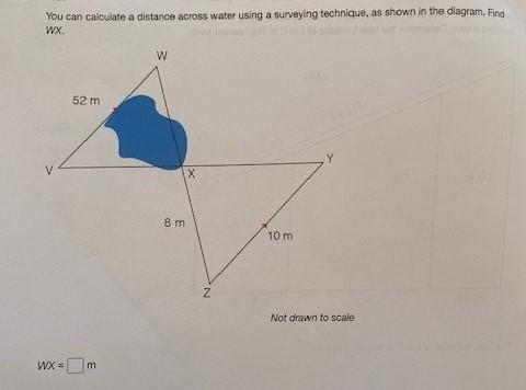 Solved You can calculate a distance across water using a | Chegg.com