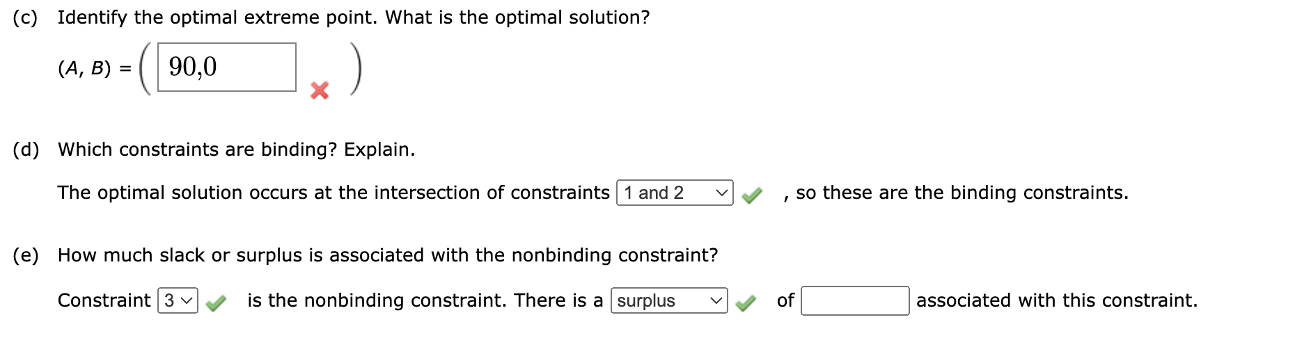 Solved Consider the following linear program. Max 2A+3B | Chegg.com