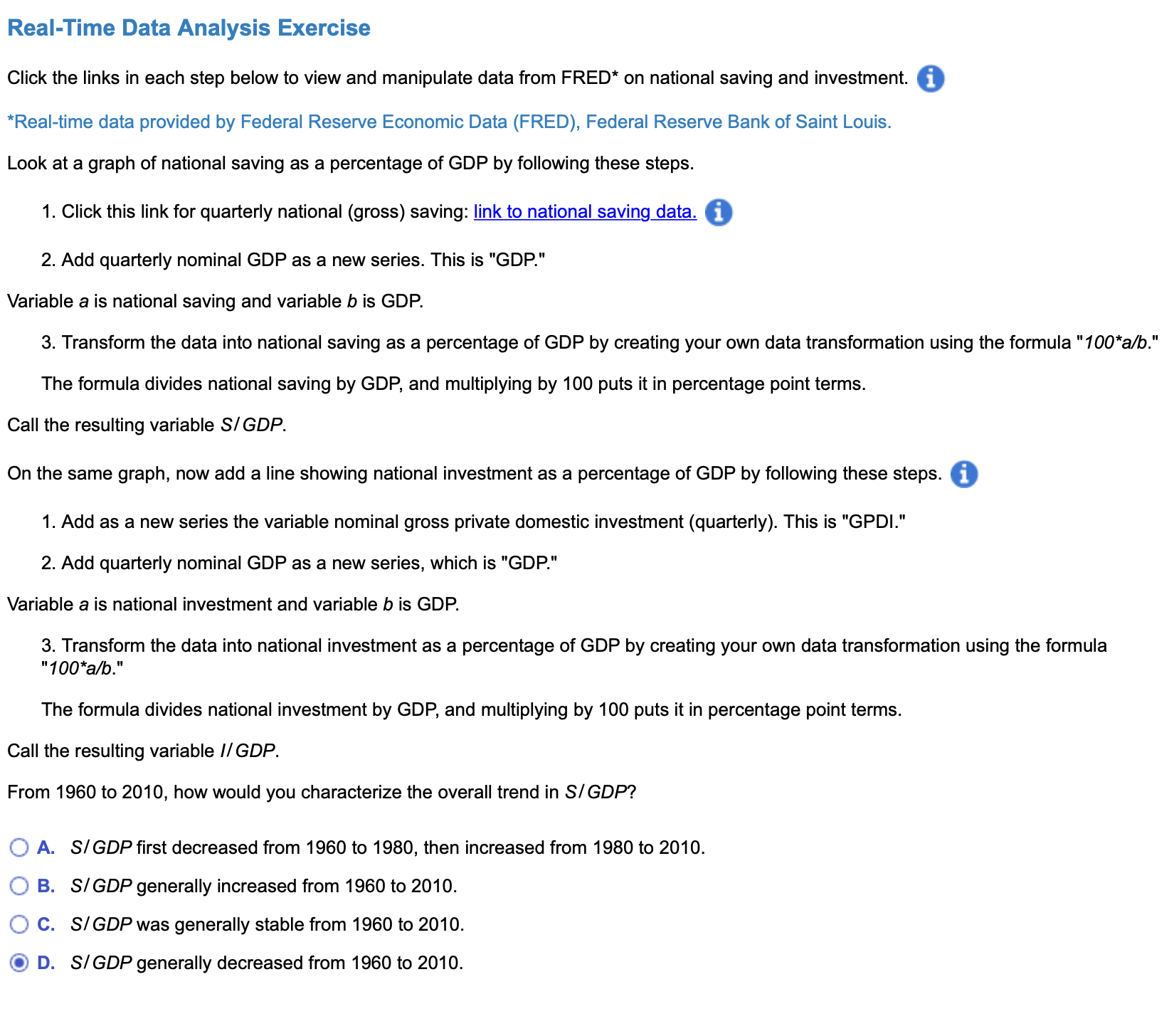 Solved Real-Time Data Analysis ExerciseClick the links in | Chegg.com