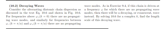 (10.2) Decaying Waves wave modes. As in Exercise 9.4. | Chegg.com
