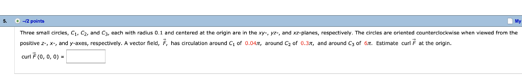 Solved Three small circles, C1, C2, and C3, each with radius | Chegg.com