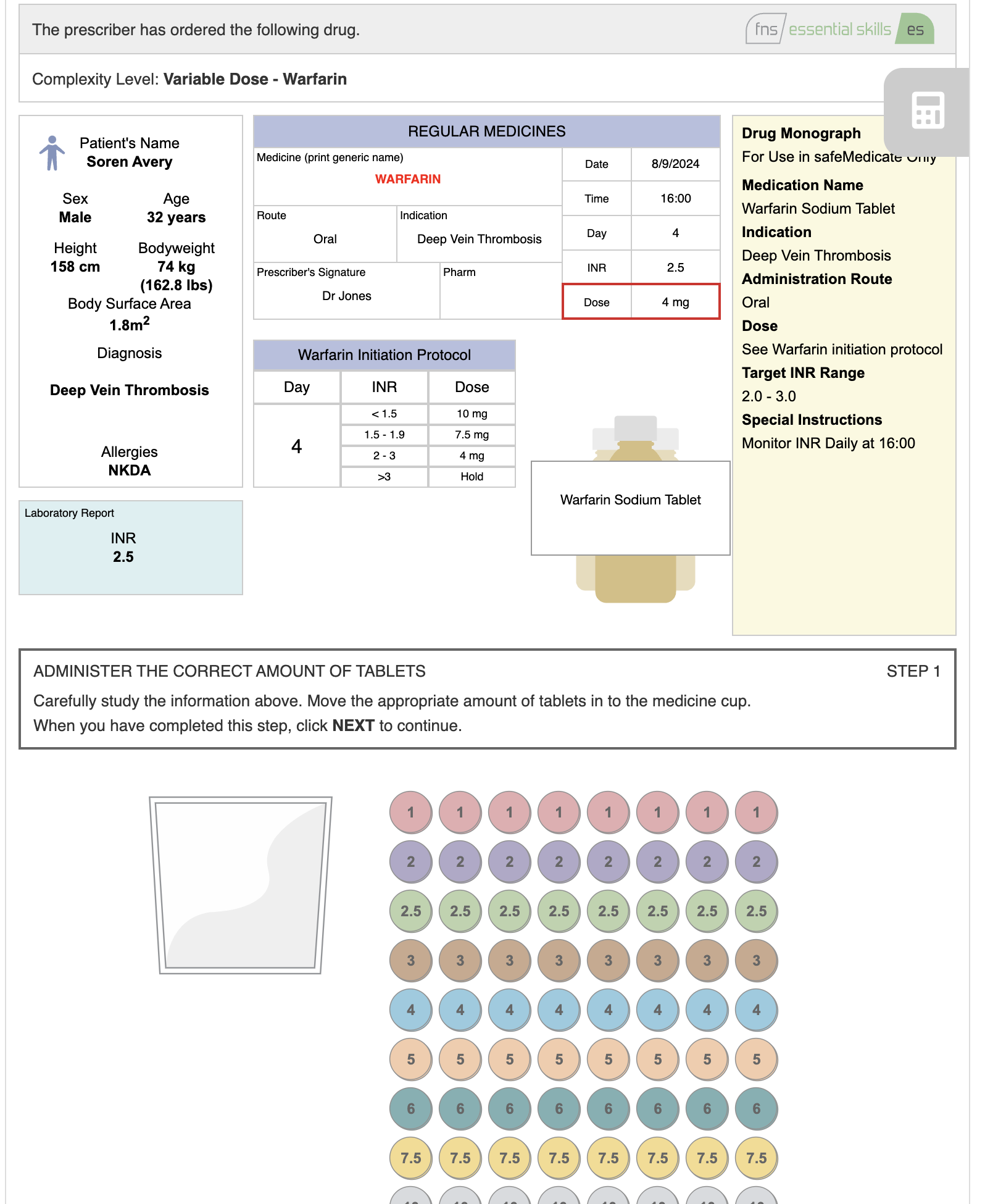 Solved Show me the steps to solve a variable doseThe | Chegg.com