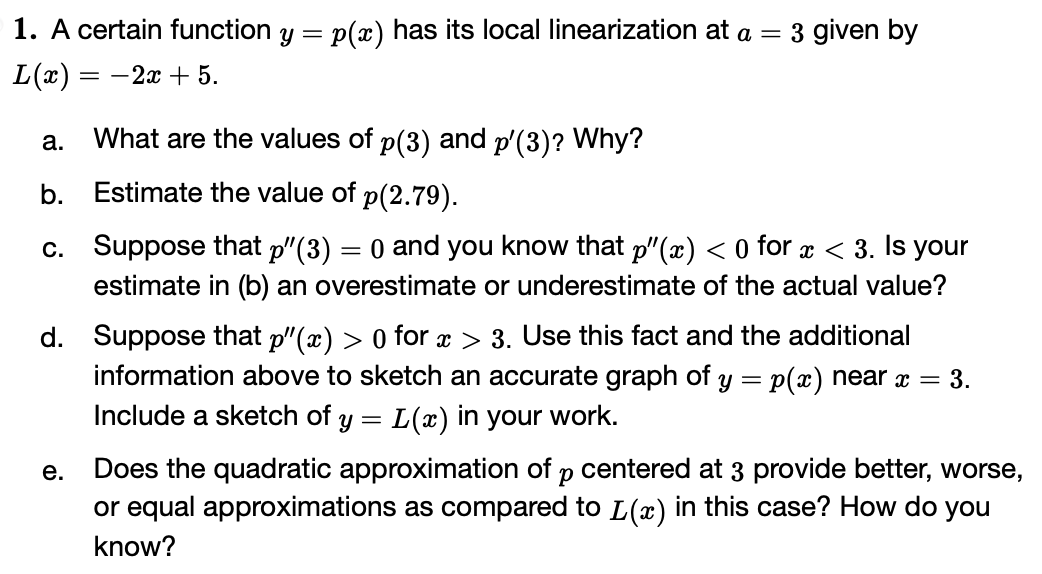 Solved 1. A certain function y=p(x) has its local | Chegg.com