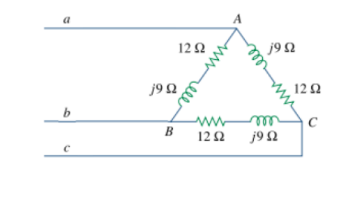 Solved Consider the delta-mounted three-phase receiver in | Chegg.com