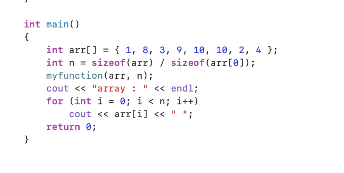 #include using namespace std; void my function(int | Chegg.com