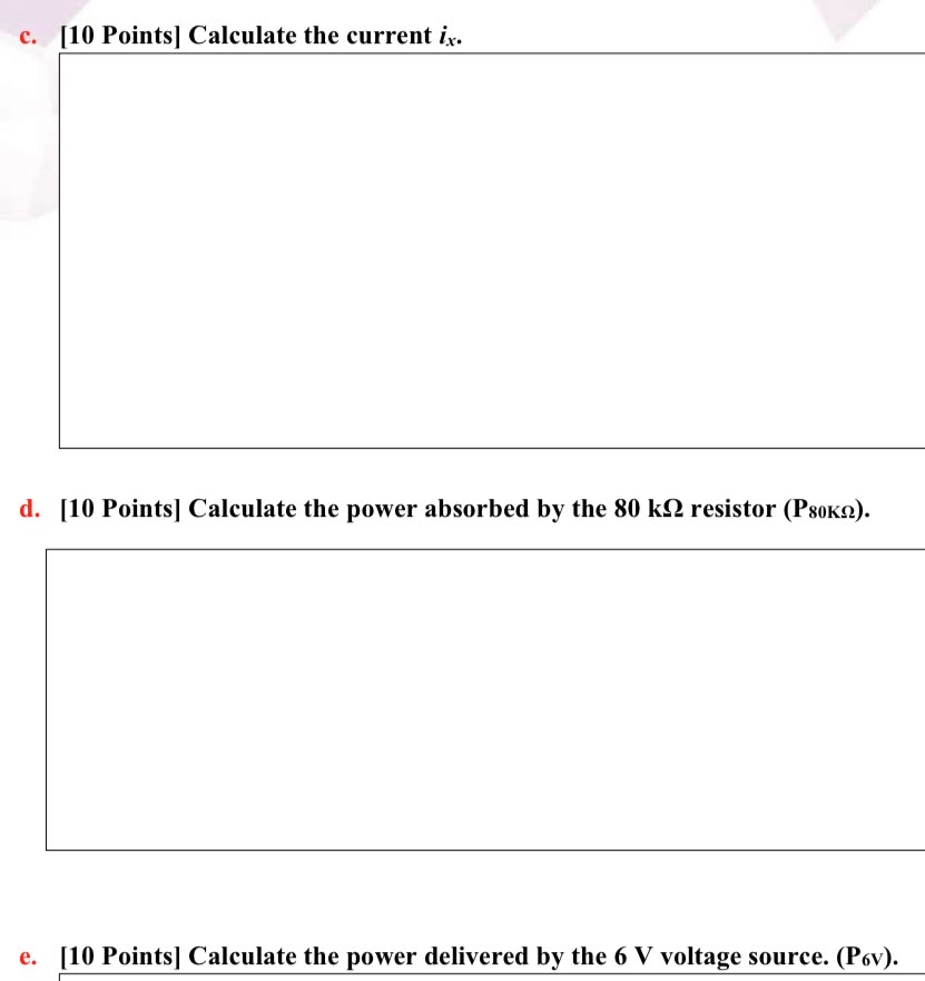 Solved Problem 2: [50 Points] Consider the circuit below and | Chegg.com