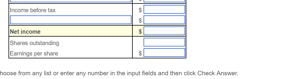 Solved Income statement. Construct the Barron Pizza, Inc. | Chegg.com