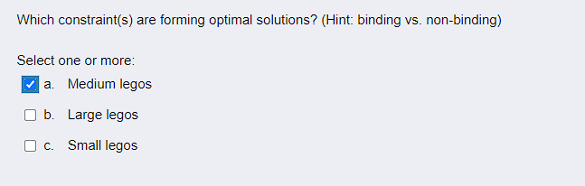 Solved Suppose you are given another 10 medium legos and you | Chegg.com