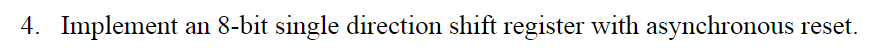 Solved Use std_logic types for your inputs and outputs. | Chegg.com