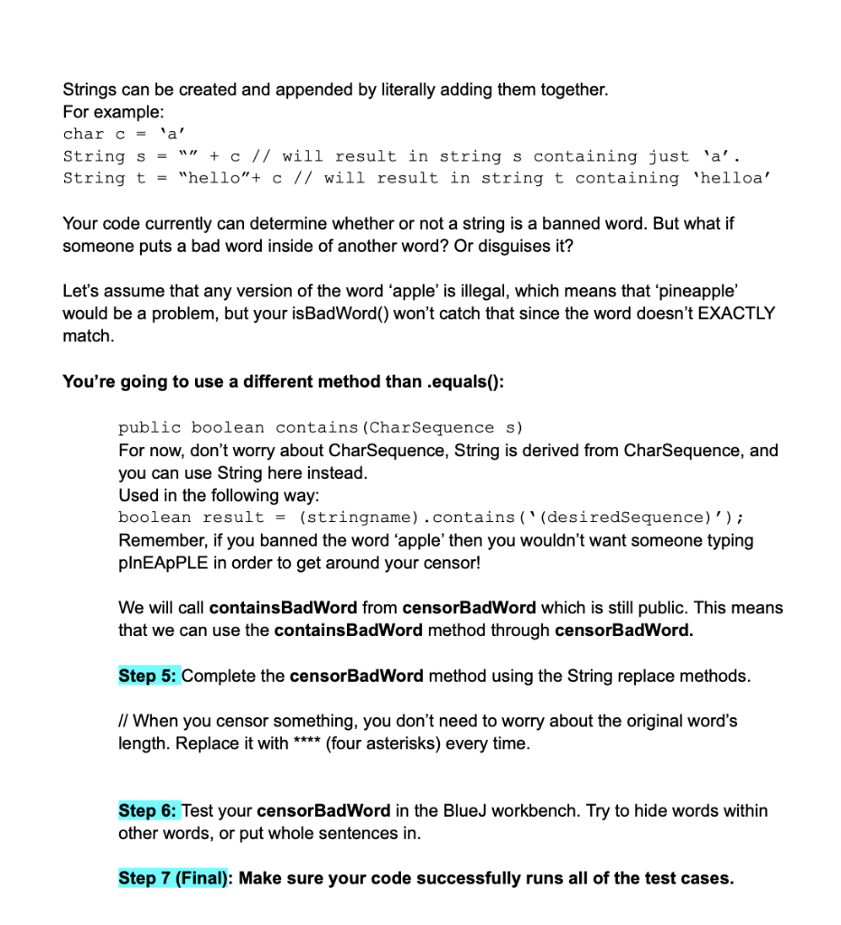 Solved REALLY NEED help on this please. I will give good | Chegg.com