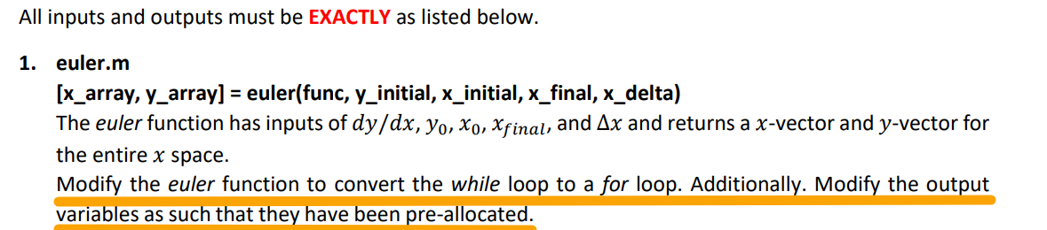 Solved All inputs and outputs must be EXACTLY as listed | Chegg.com