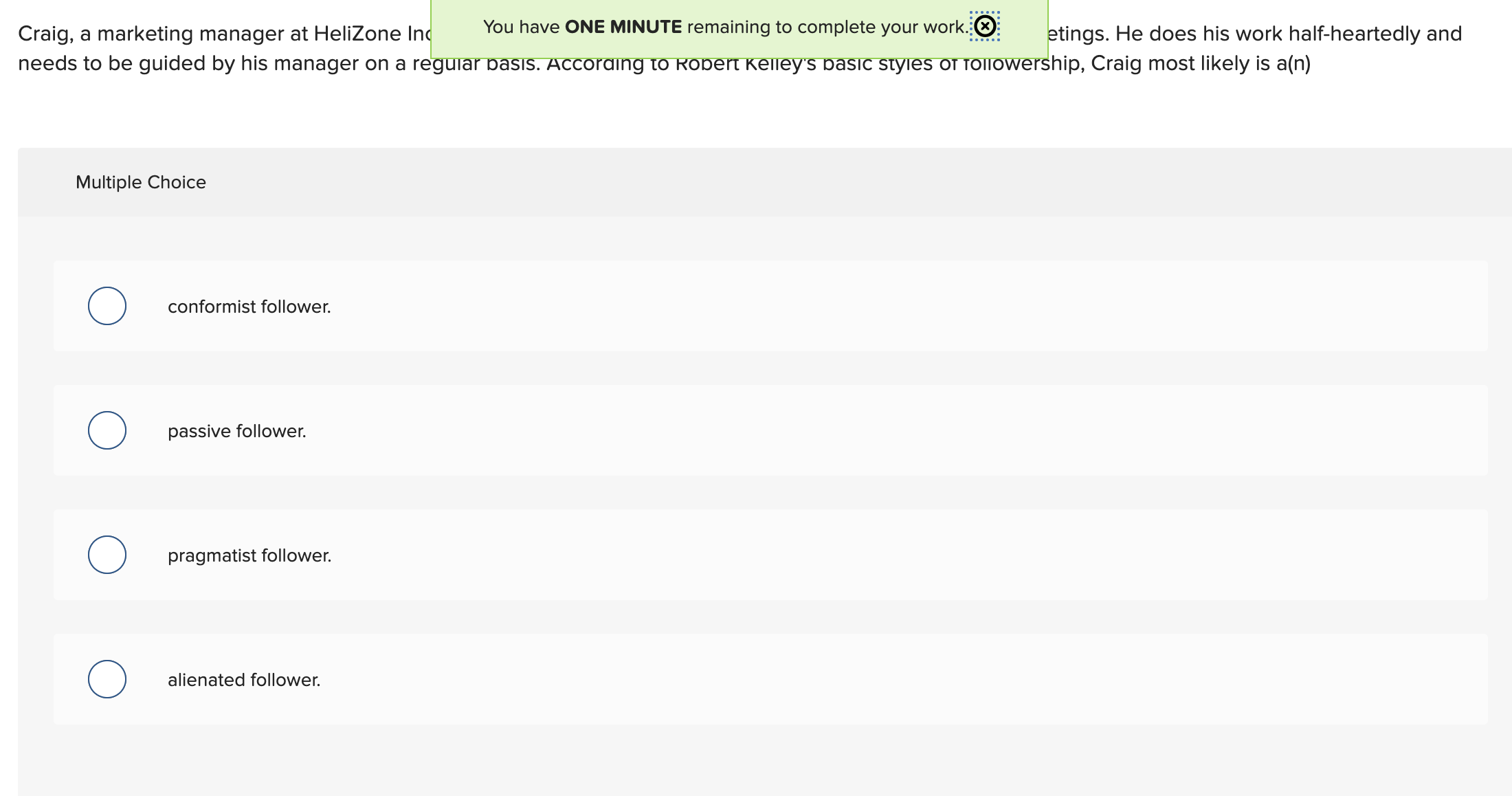 Solved Craig, a marketing manager at HeliZone Inc You have | Chegg.com