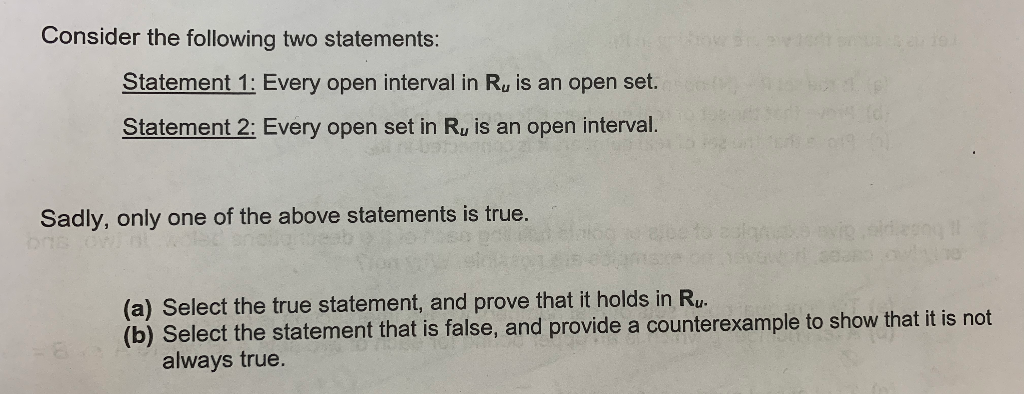 Solved Consider the following two statements: Statement 1: | Chegg.com