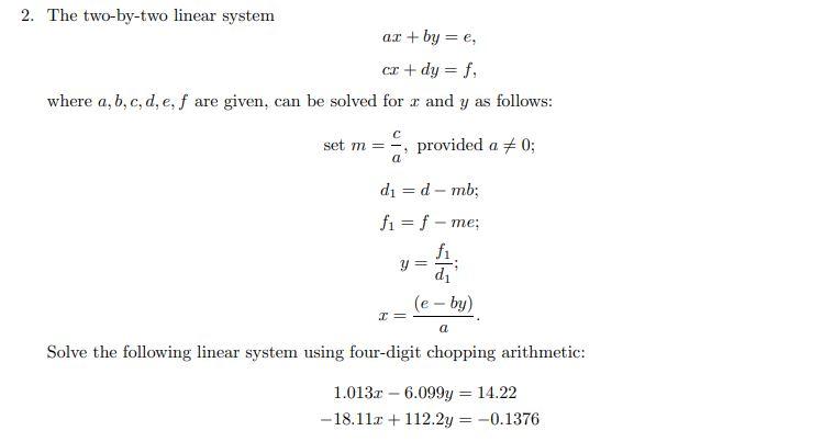 Solved Applied Numerical Analysis Take a close look at | Chegg.com