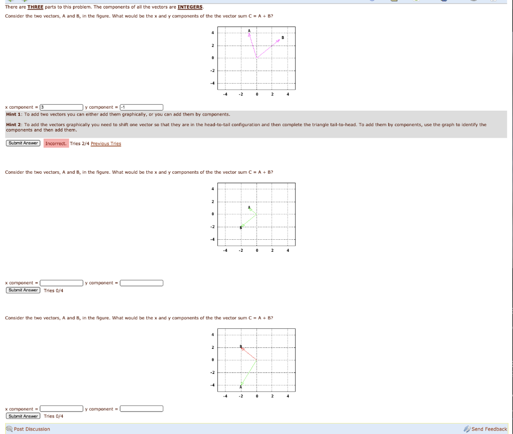Solved There are THREE parts to this problem. The components | Chegg.com Solved There are THREE parts to this problem. The components | Chegg.com