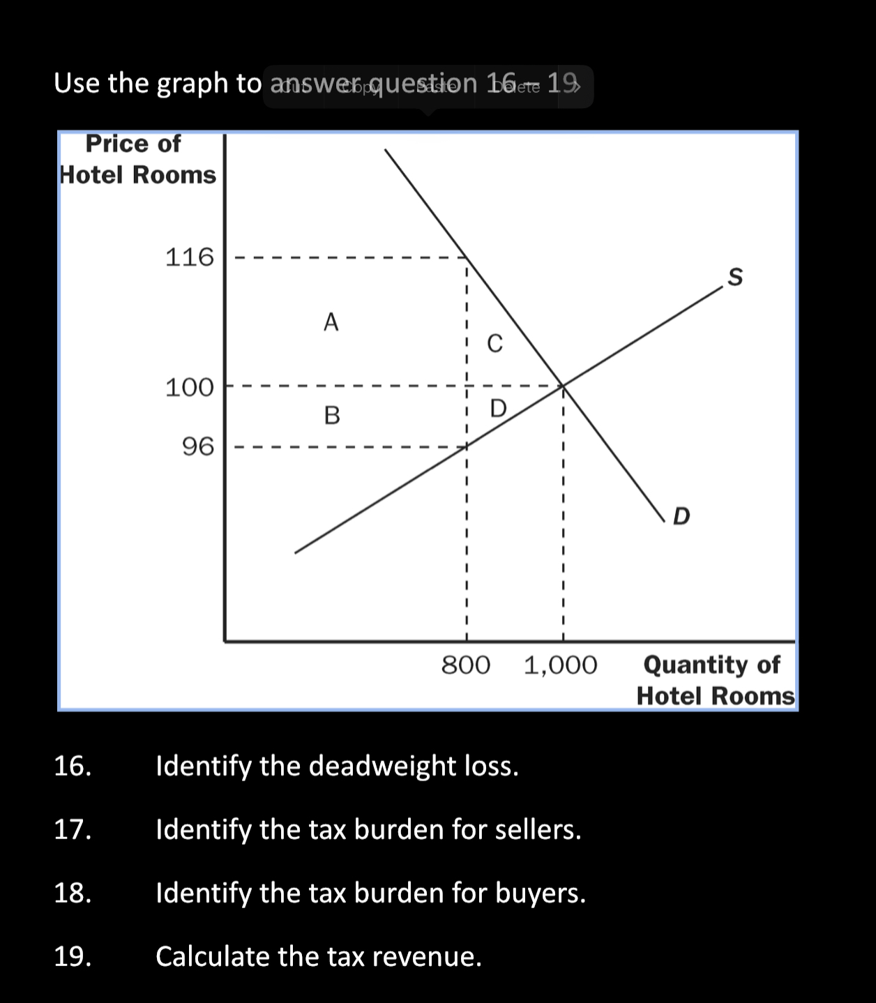 Solved Use the graph to answerquestion 16ert 19 , Pri 16. | Chegg.com