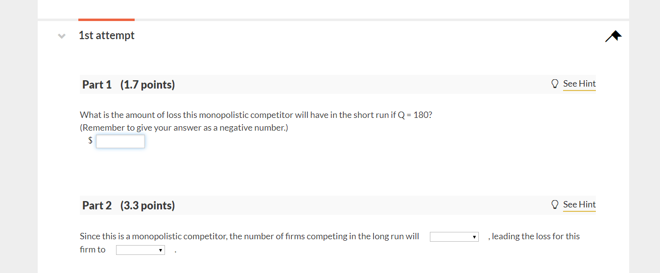 1st attemptPart 1 (1.7 ﻿points)What is the amount of | Chegg.com