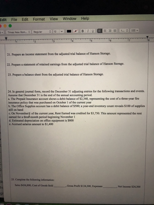 Solved Edit File Edit Format View Window Help Times New | Chegg.com