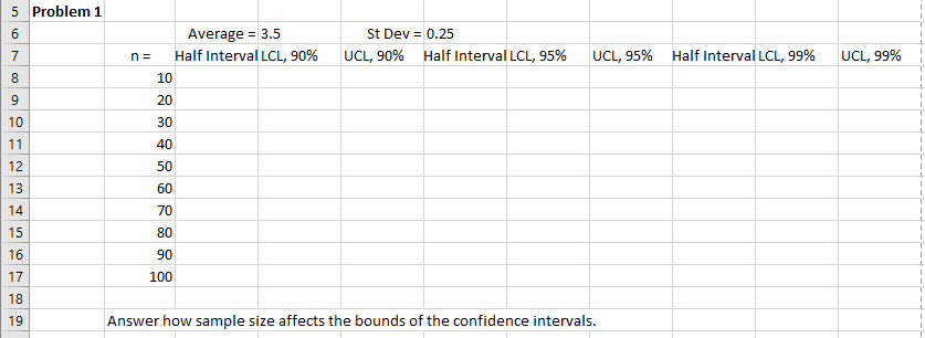 Solved Do Problem 1 Using Ms Excel Use Ms Excel To Create A 8148