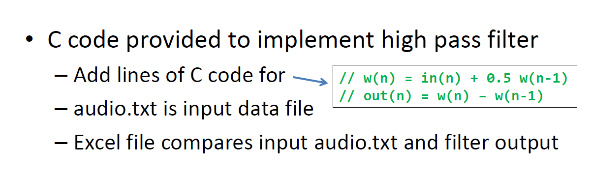 Solved - Hand convert int hpf(int in) function to MIPS code. | Chegg.com