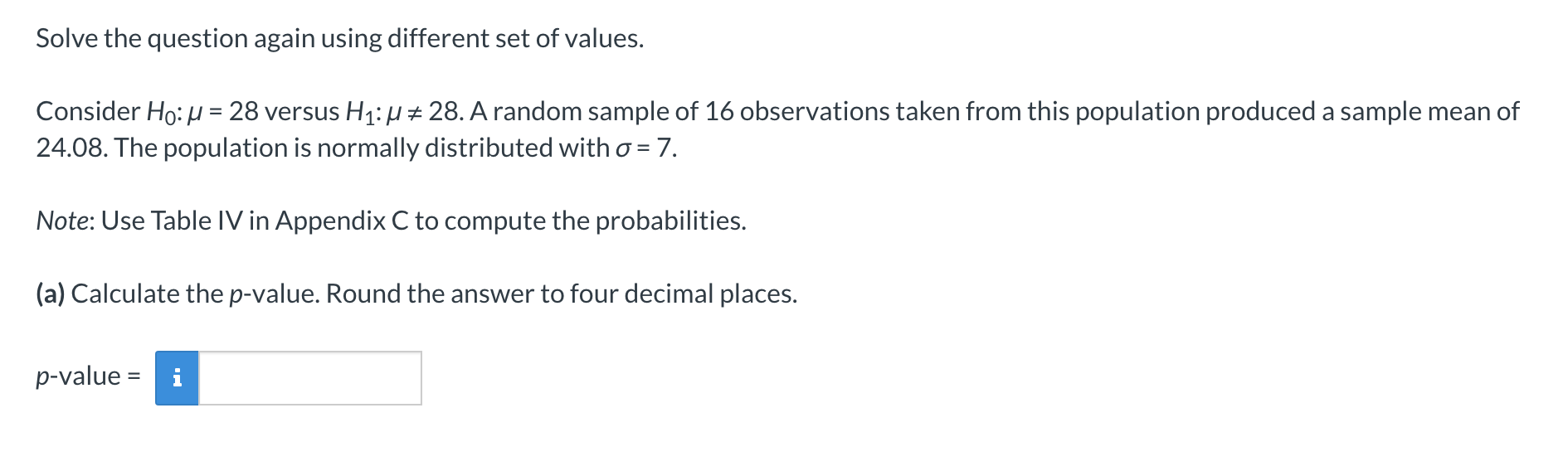 Solved Solve the question again using different set of | Chegg.com