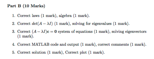 Solved Part B: Systems of ODEs (10 Marks) Consider the RLC | Chegg.com