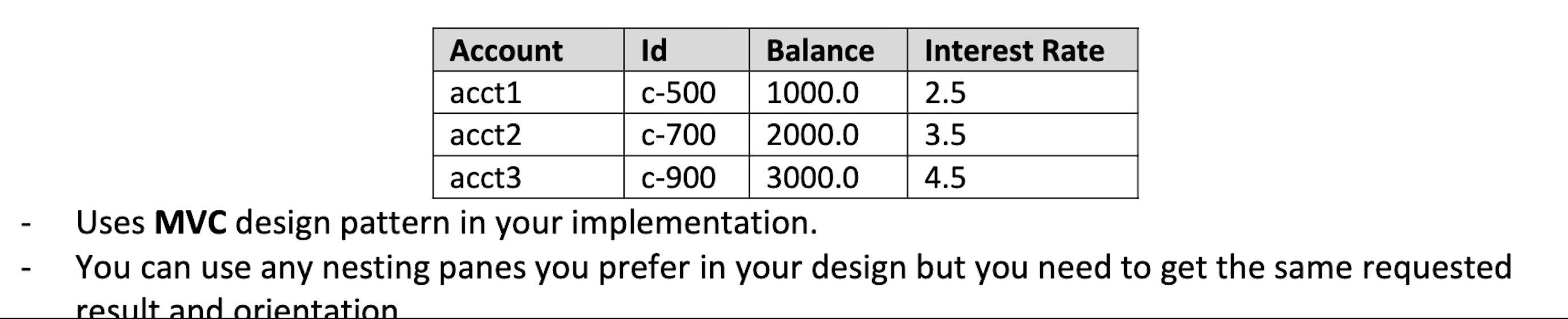I need four different files for | Chegg.com
