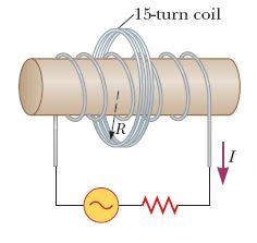 Solved A coil of 15 turns and radius 10.0 cm surrounds a | Chegg.com