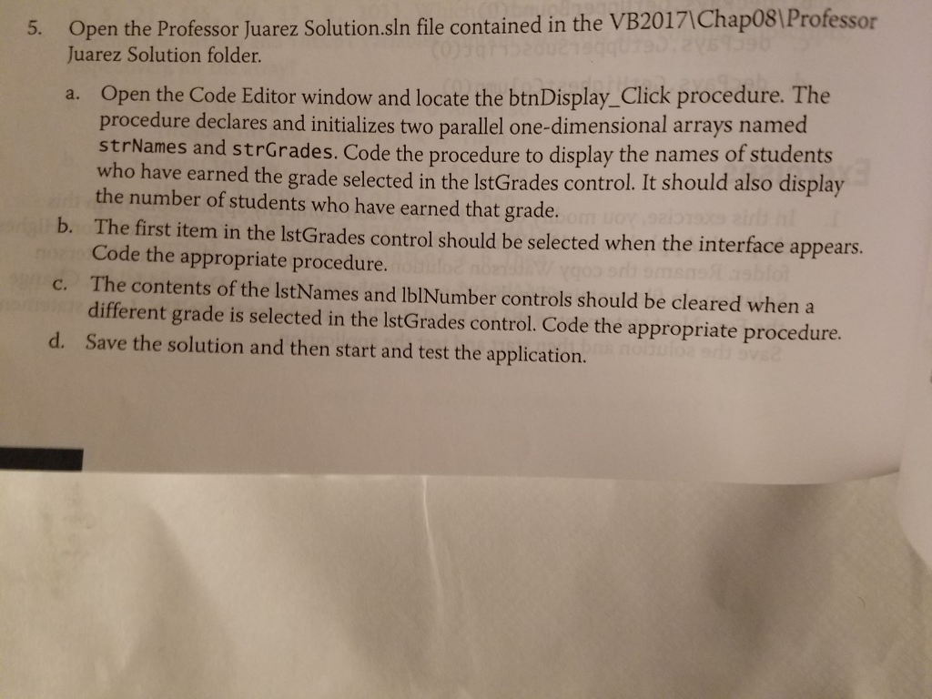 Solved how to code this by filling the grades/ names using a | Chegg.com