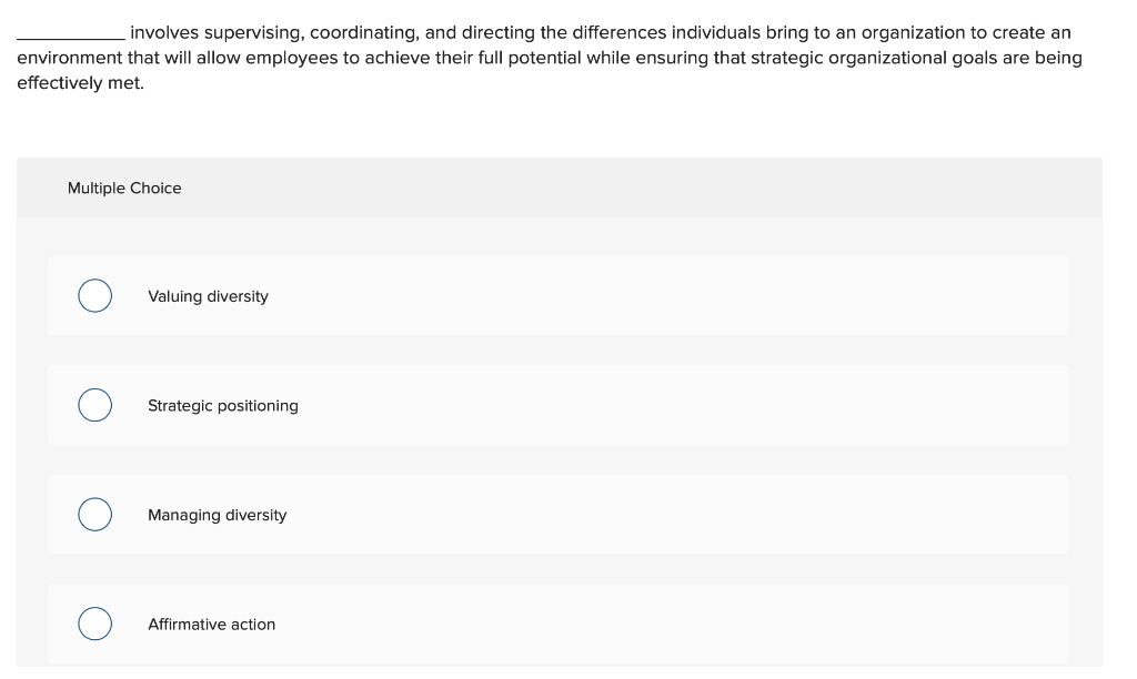 Solved involves supervising, coordinating, and directing the | Chegg.com